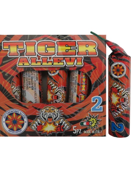 Petardo Tiger Allevi 2 F2 confezione da 5 pz