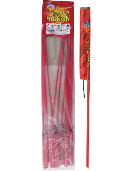 Mini razzetto Super Mignon F2 confezione da 12 pz